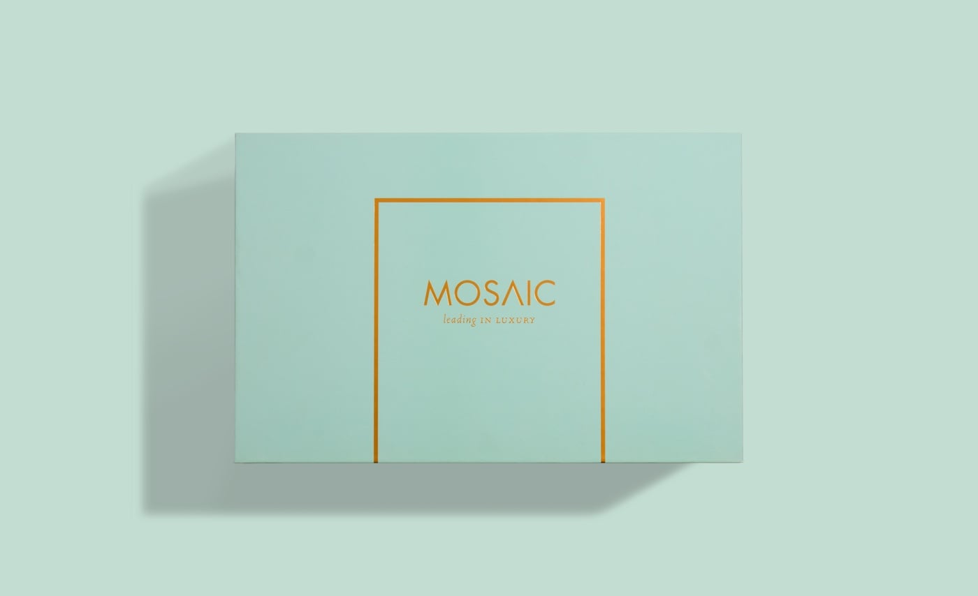 Branding and Packaging Design for Mosaic