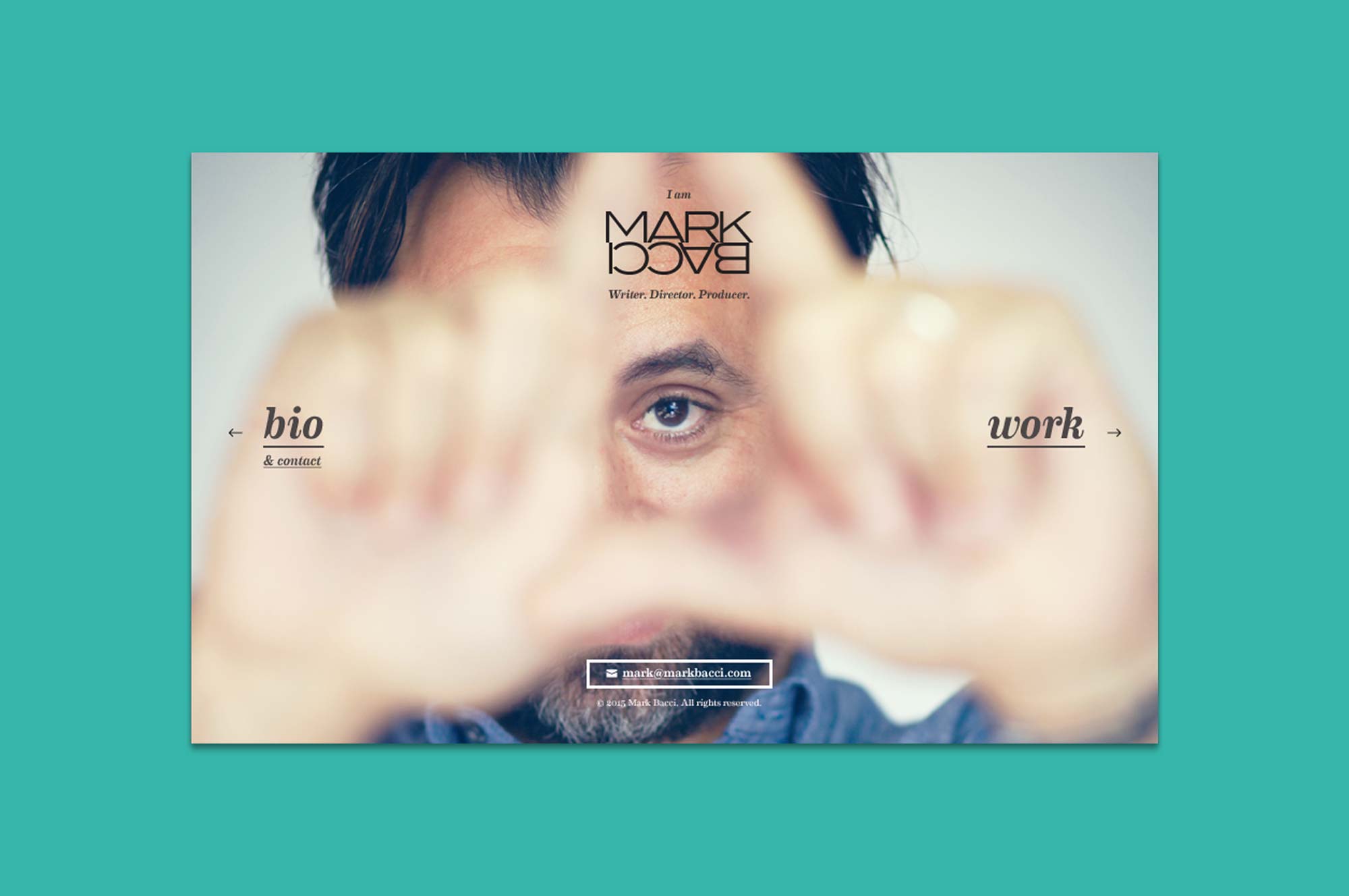 Branding Firm for Mark Bacci's Website | Carter Hales Vancouver