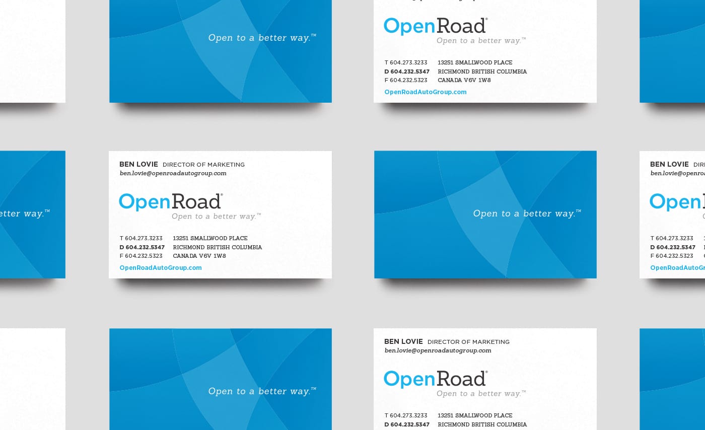 Brand Design Company for Open Road Auto Group | Carter Hales