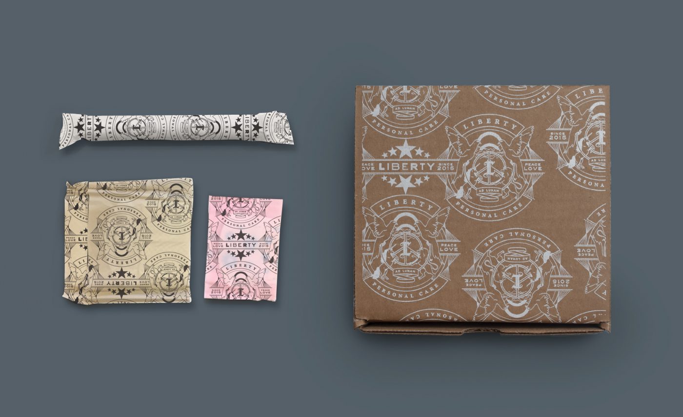 Packaging Design Agency for Liberty Feminine | Carter Hales